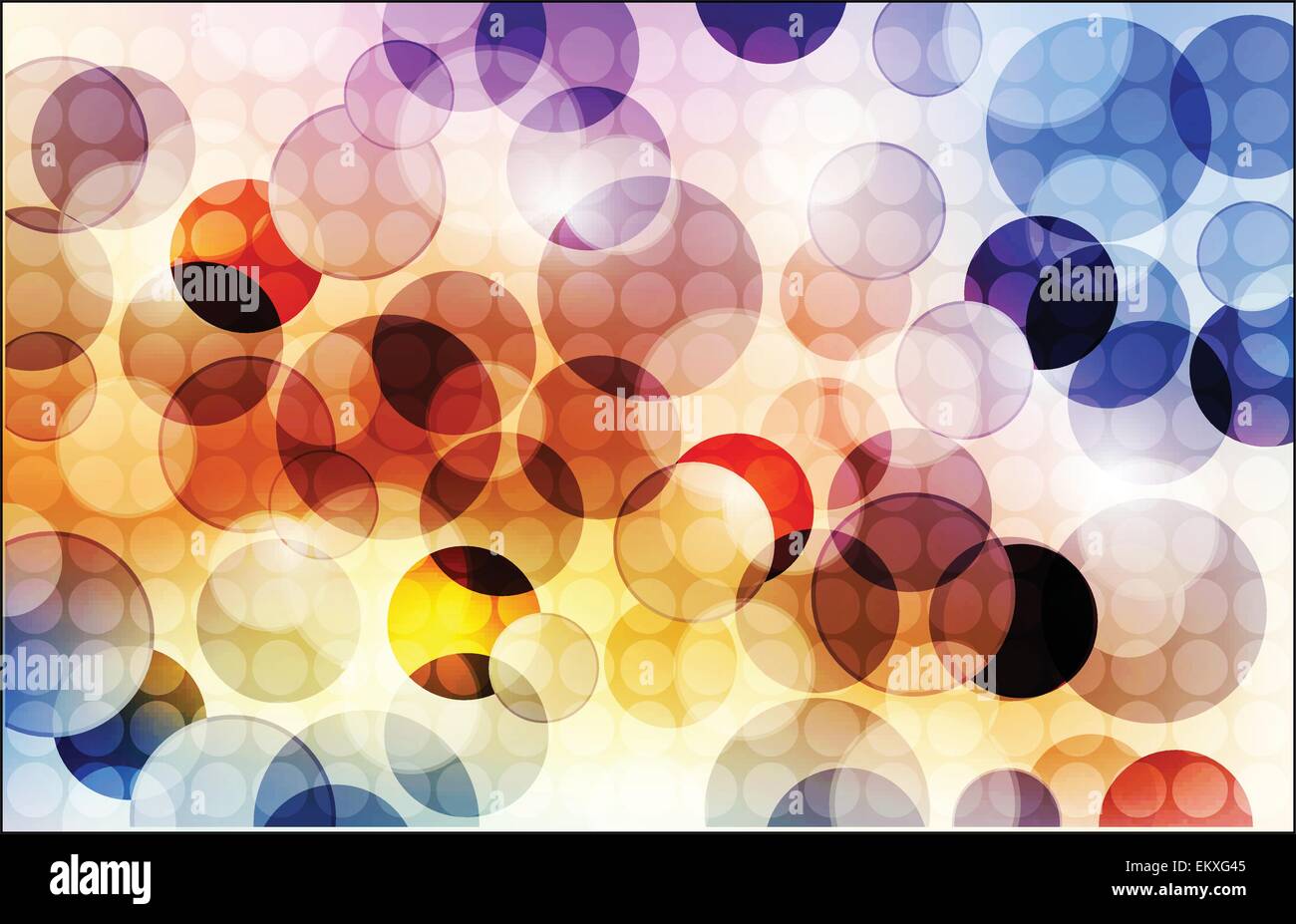 abstract background with shiny circles Stock Vector Image & Art - Alamy