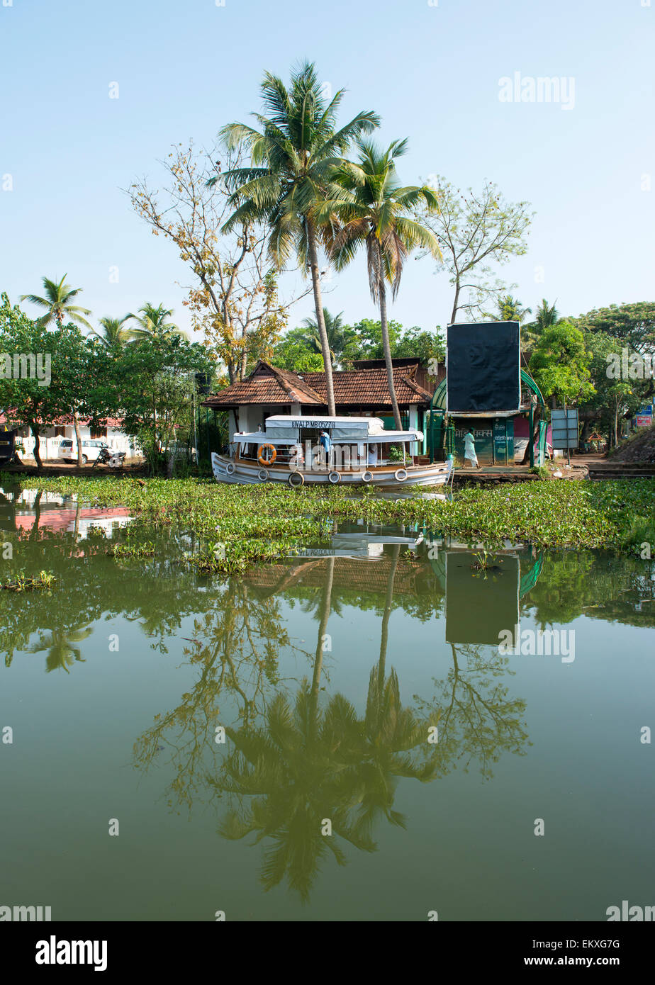 The Backwaters at Kumarakom, Kerala India Stock Photo - Alamy