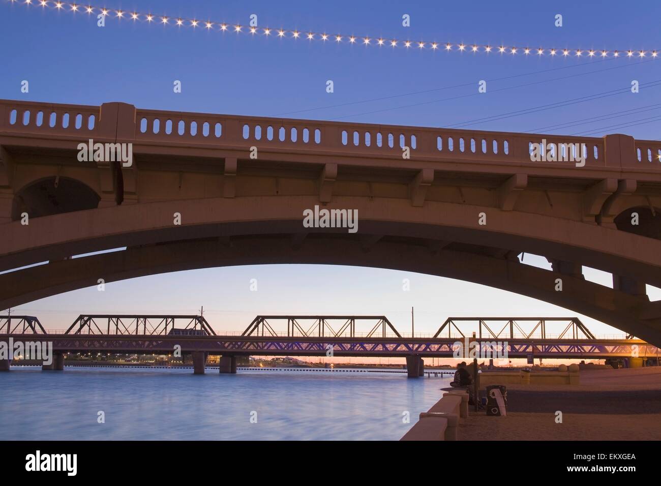 Mill avenue bridge hi-res stock photography and images - Alamy