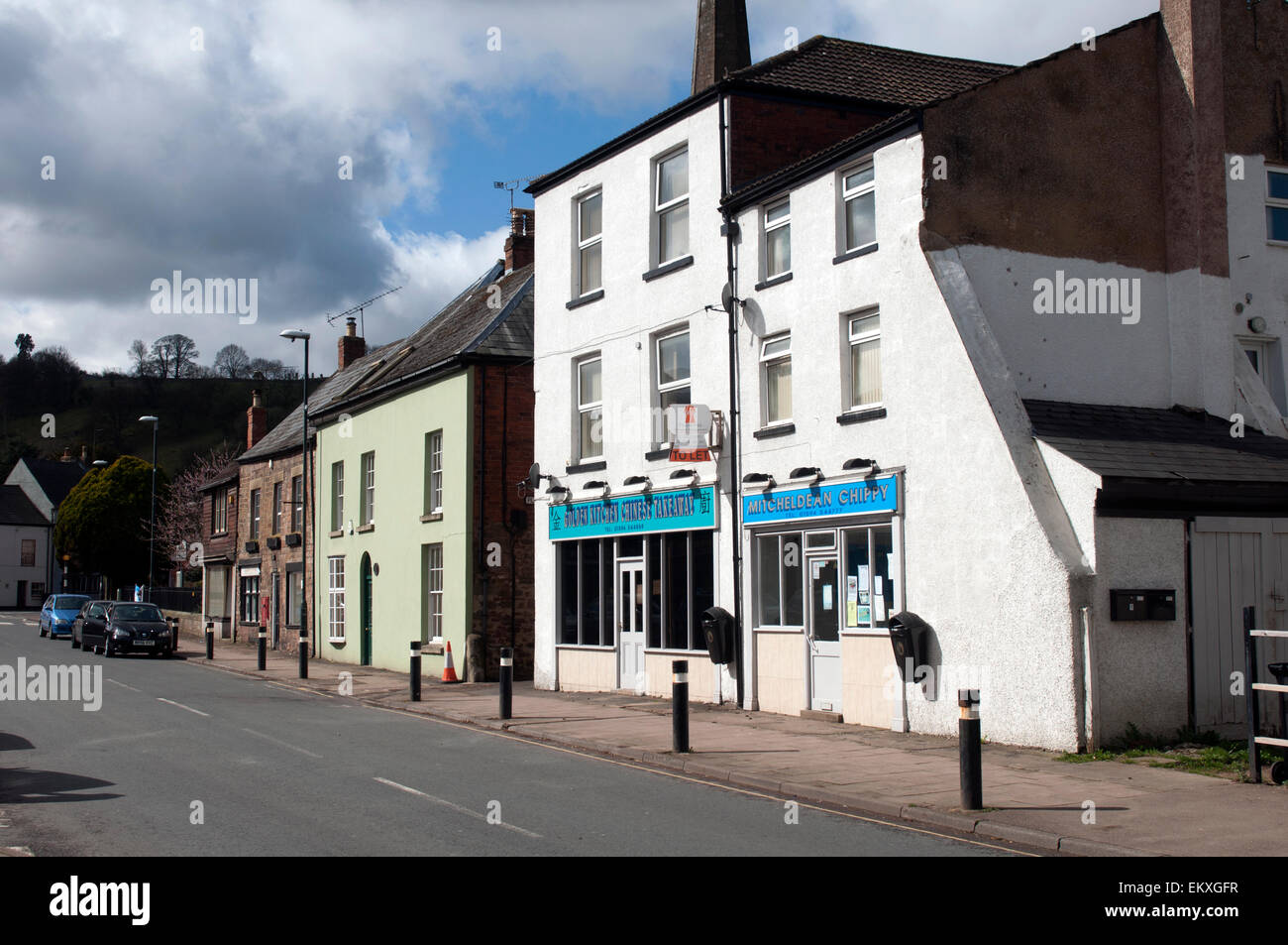 High Street, Mitcheldean, Gloucestershire, England, UK Stock Photo - Alamy