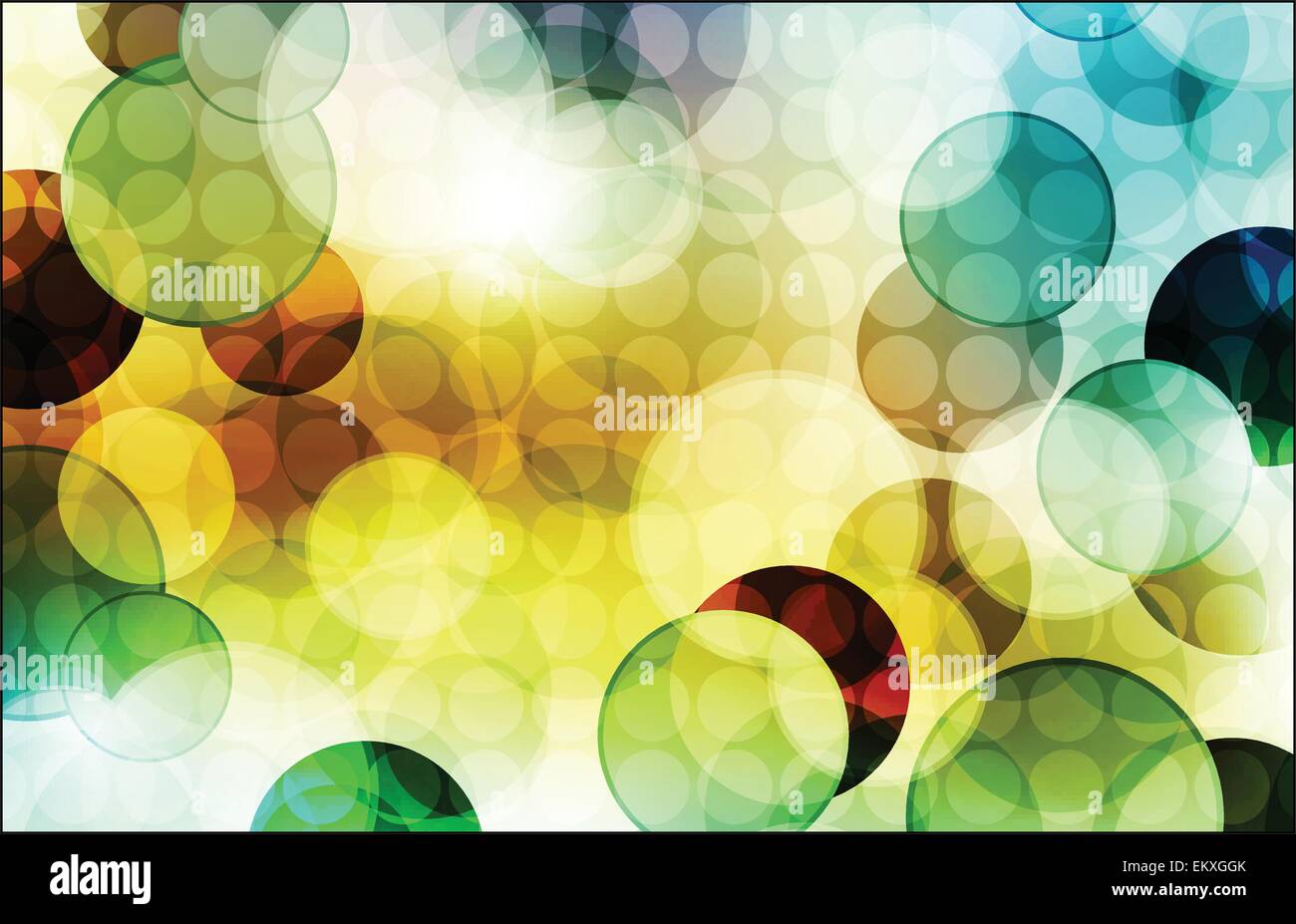 Abstract background blue glowing orbs hi-res stock photography and images - Alamy