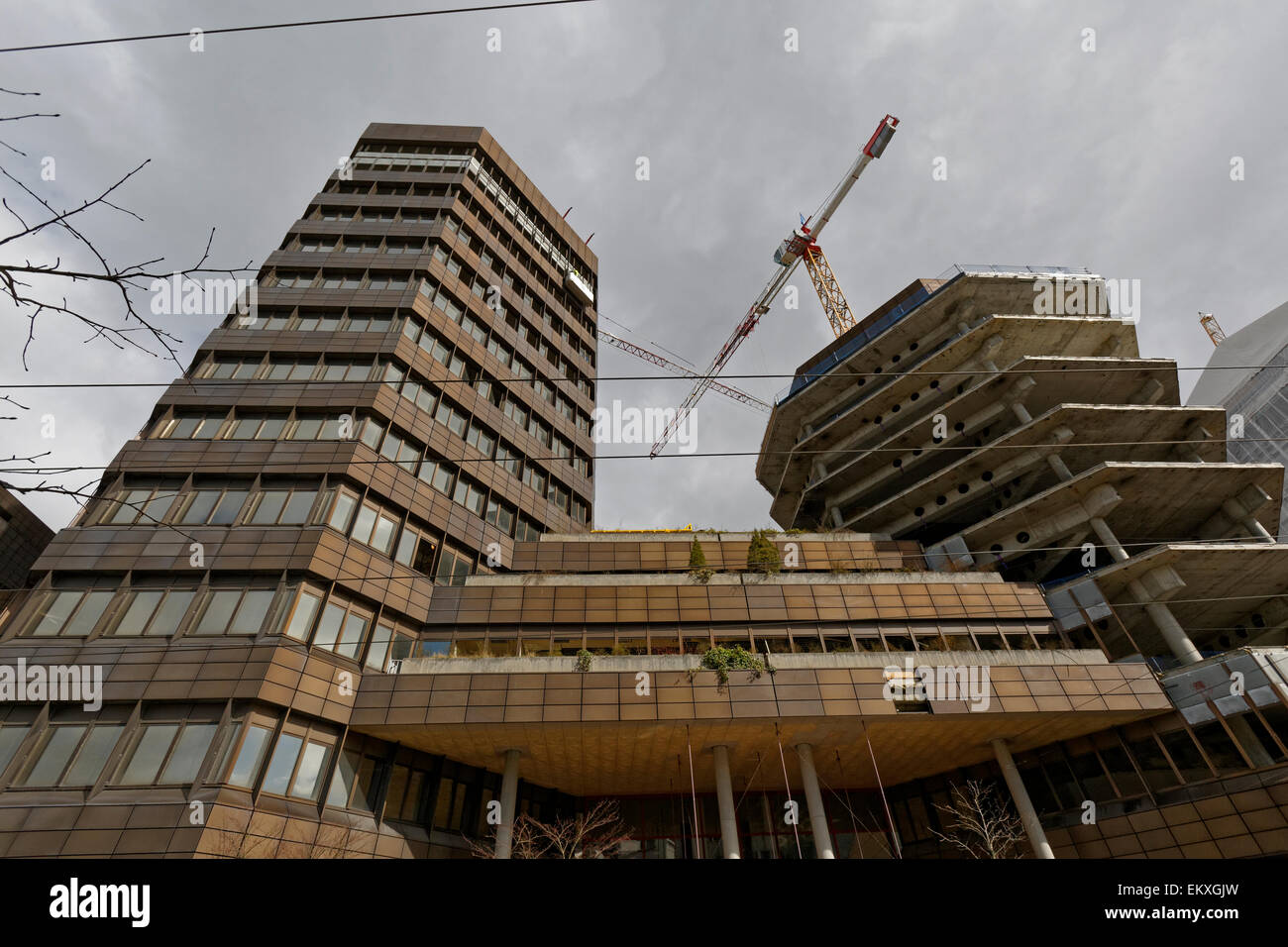 Old bank building being renovated into Media City Bergen in Lars Hilles ...
