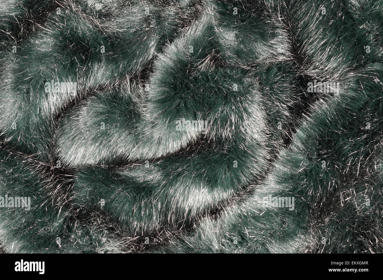 Green fake fur texture as a background Stock Photo - Alamy