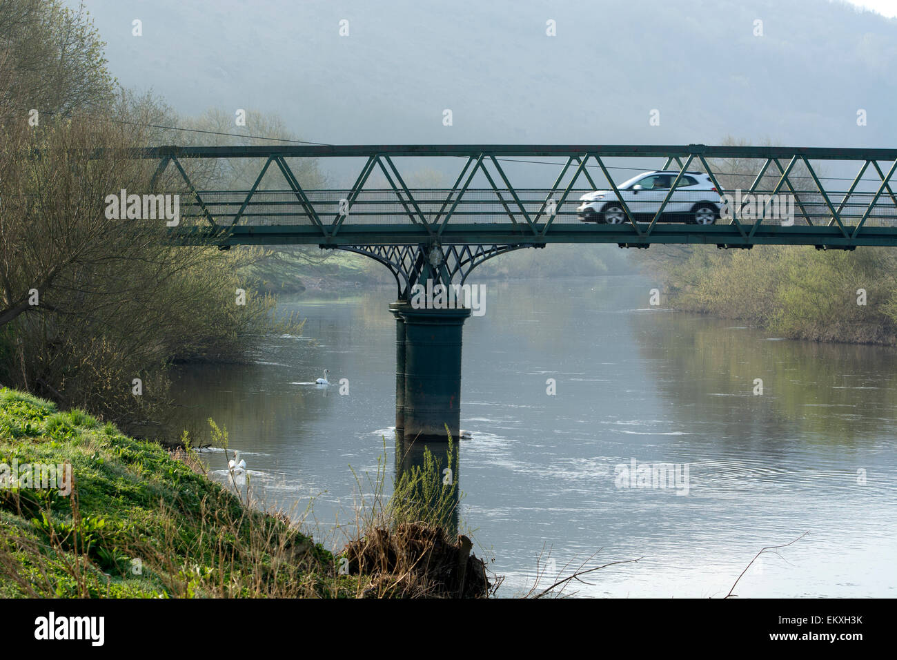 Huntsman bridge river wye wye hi-res stock photography and images - Alamy