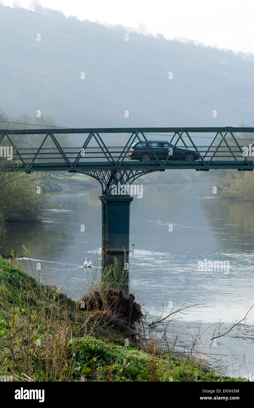 Huntsman bridge river wye wye hi-res stock photography and images - Alamy