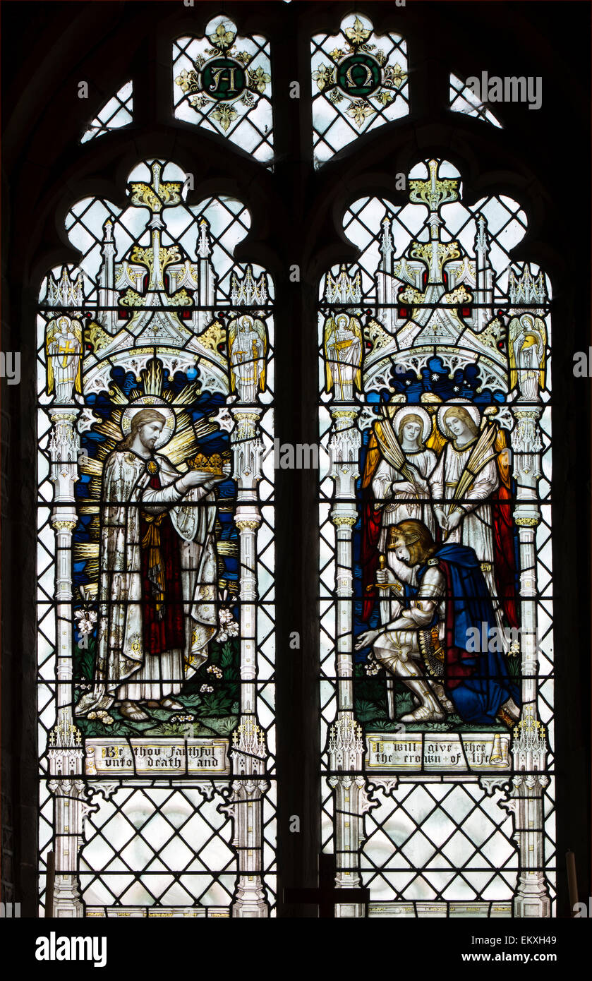 The East Window, St. Deinst`s Church, Llangarron, Herefordshire ...