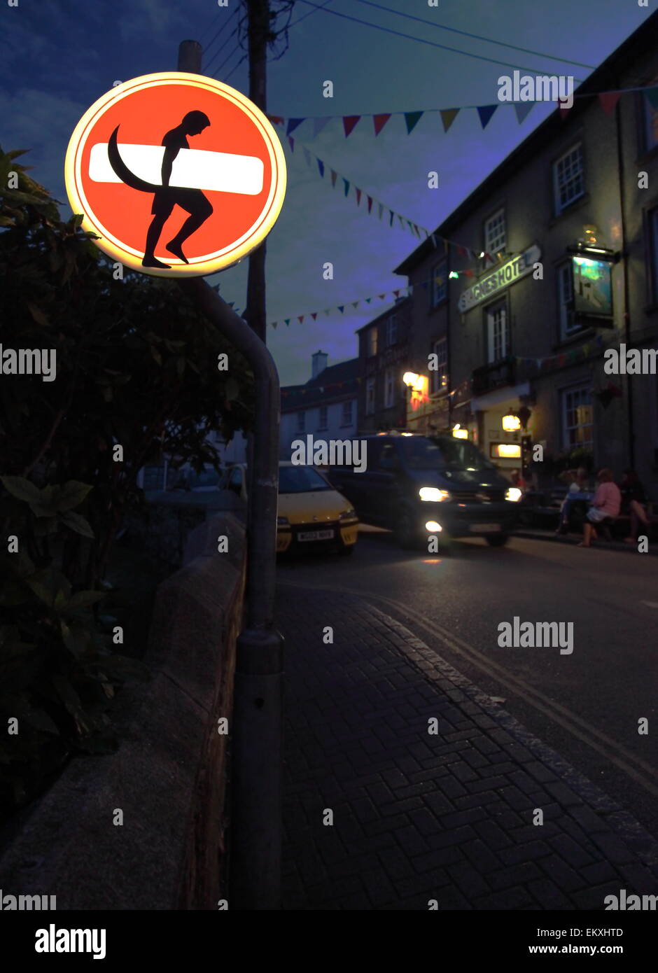 Graffiti on no entry street hi-res stock photography and images - Alamy