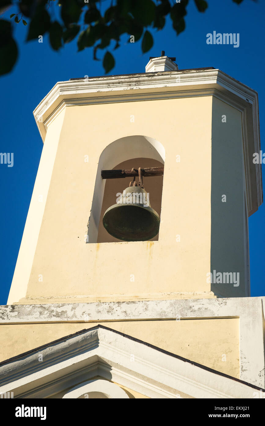 Cuba Trinidad Church Iglesia de San Francisco exterior bell tower Stock ...