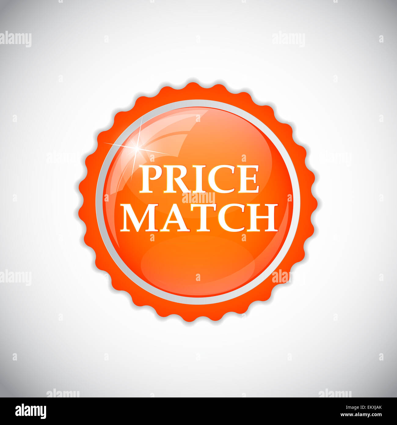 Price Match Label Vector Illustration Stock Photo - Alamy