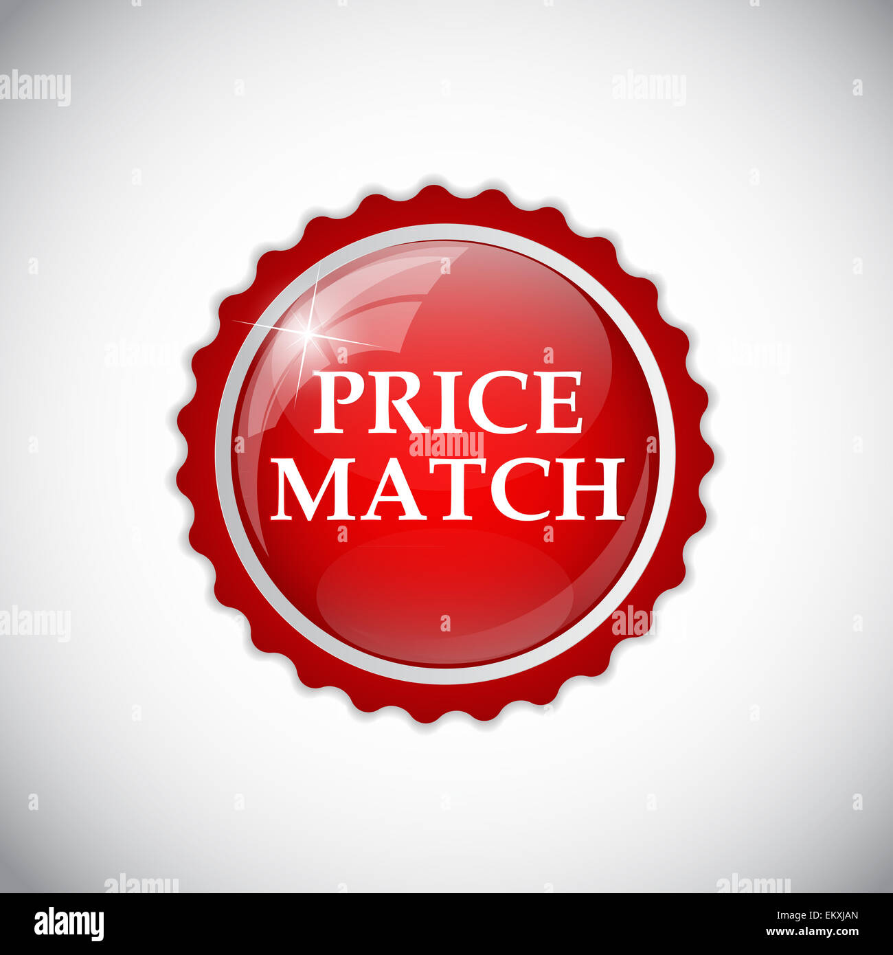 Price Match Label Vector Illustration Stock Photo - Alamy