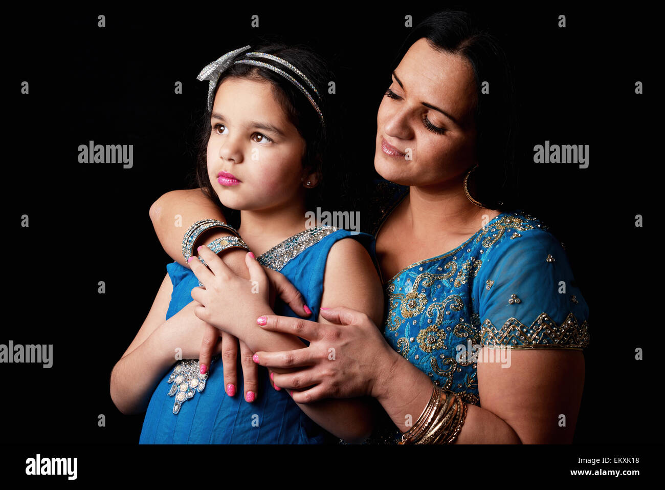 Pakistani mother mixed race daughter hi-res stock photography and ...