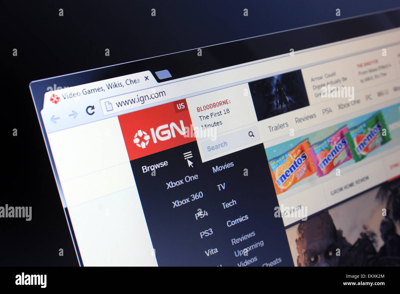 Ign site hi-res stock photography and images - Alamy
