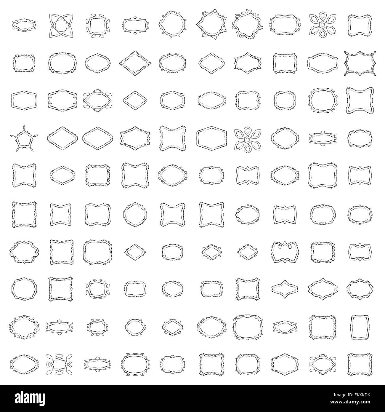 Vintage border Cut Out Stock Images & Pictures - Alamy