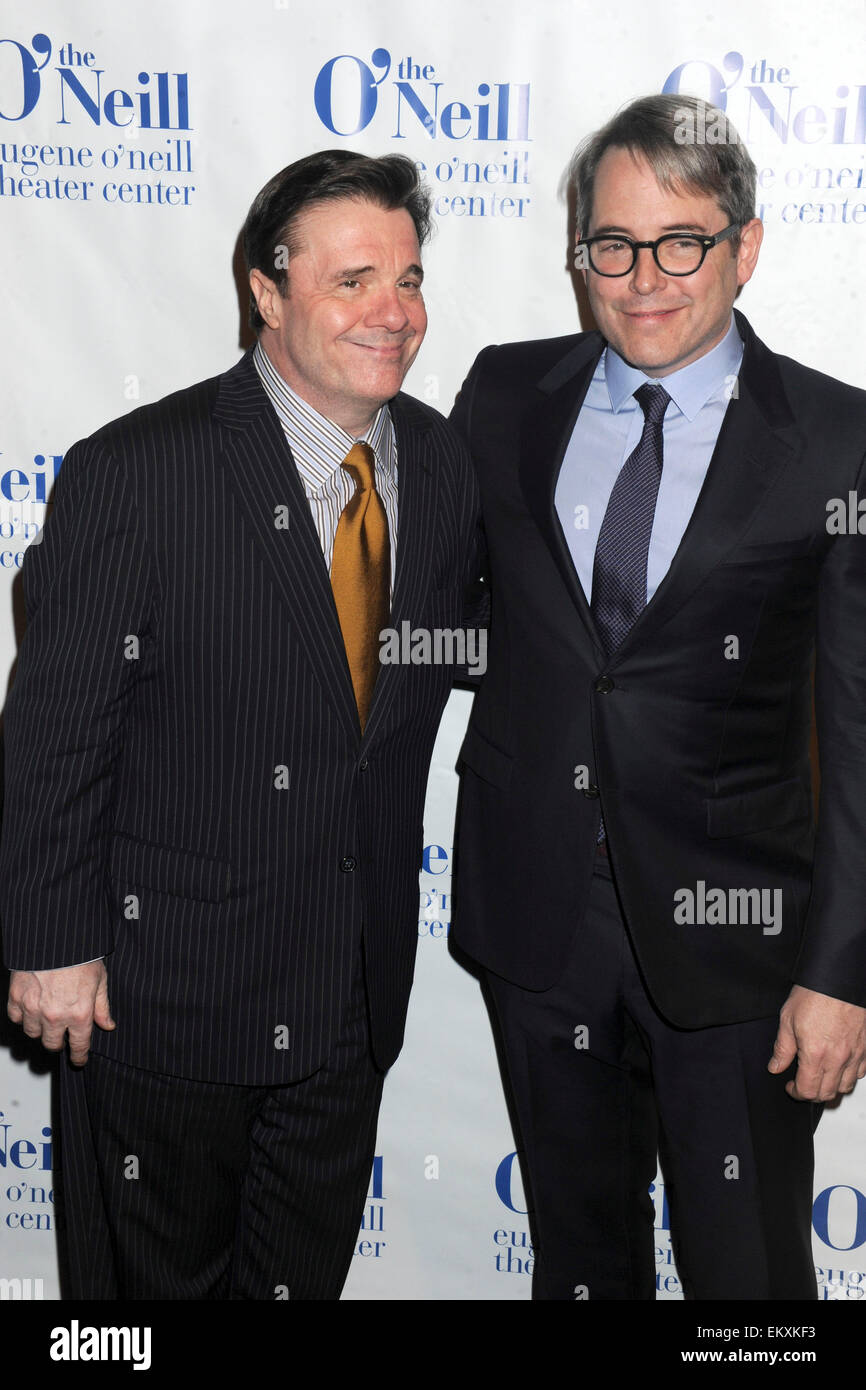 New York City. 13th Apr, 2015. Nathan Lane and Matthew Broderick attend ...