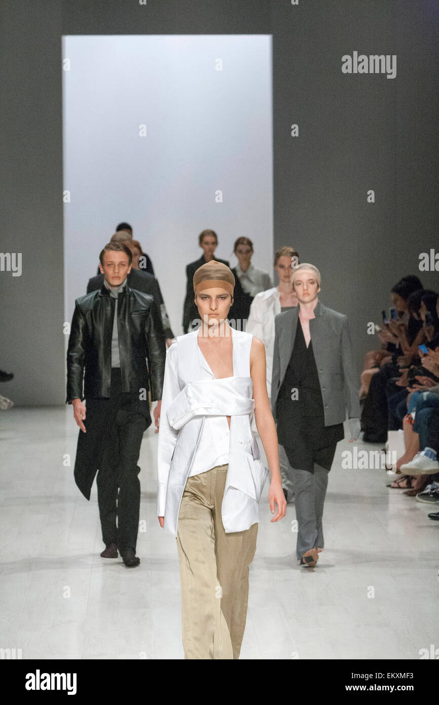 Sydney, Australia. 14th April, 2015. Models on the catwalk for fashion ...