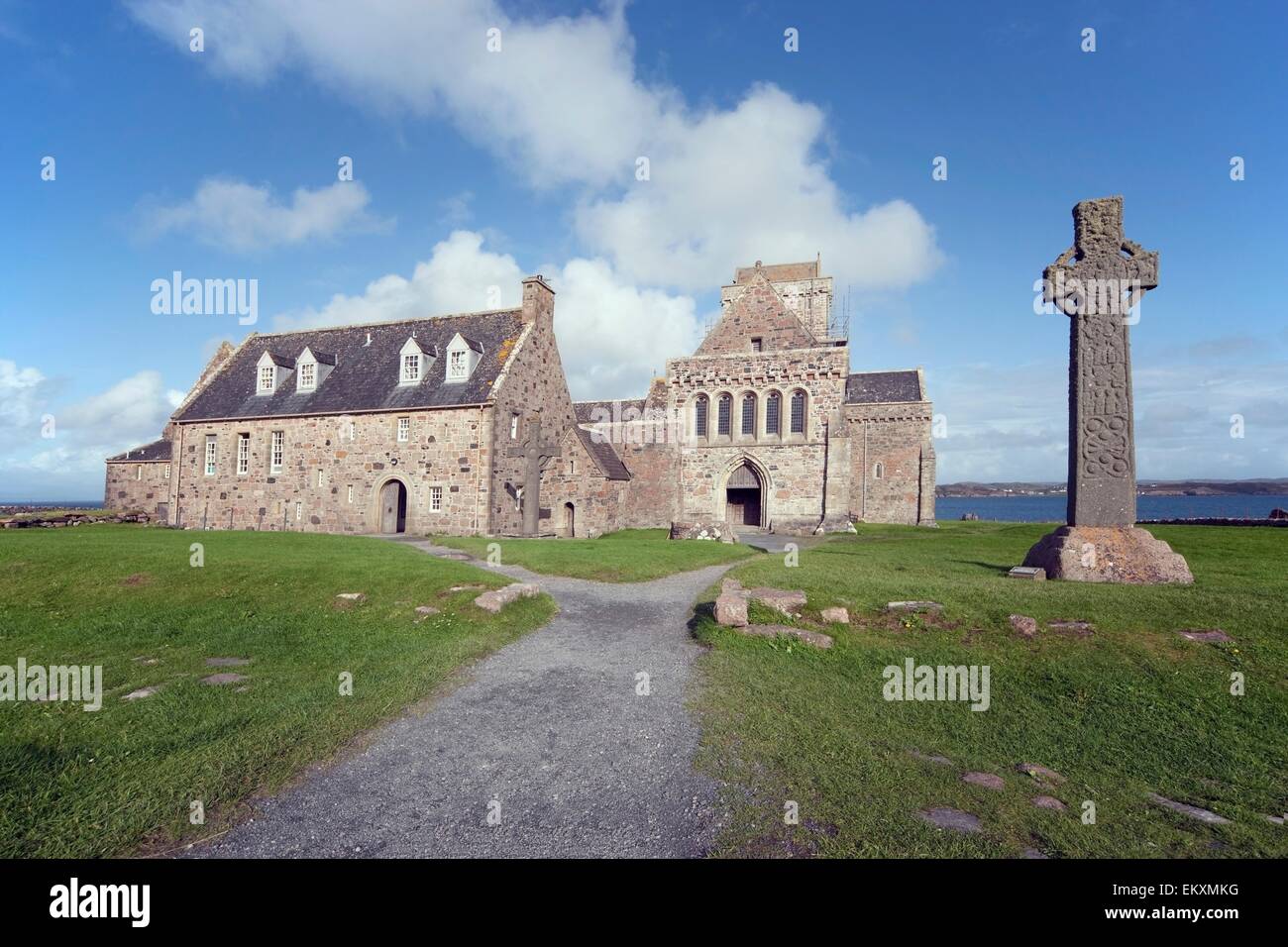 Iona Abbey; Island Of Iona, Scotland Stock Photo - Alamy
