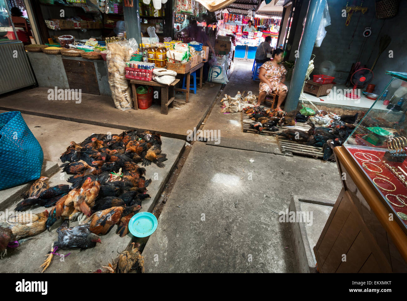 Covered Central Market in Kampot, Cambodia - Asia Stock Photo - Alamy