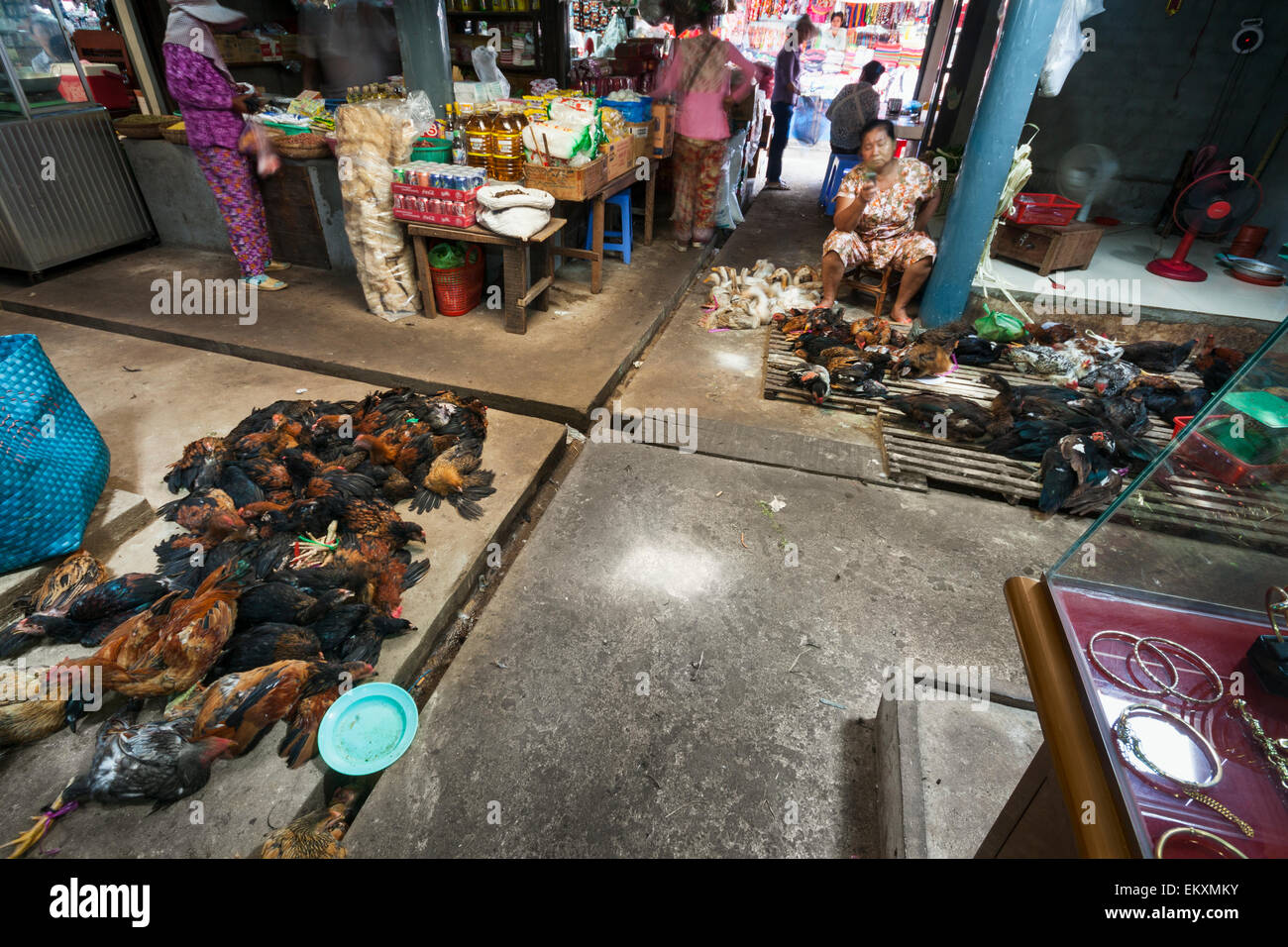 Covered Central Market in Kampot, Cambodia - Asia Stock Photo - Alamy