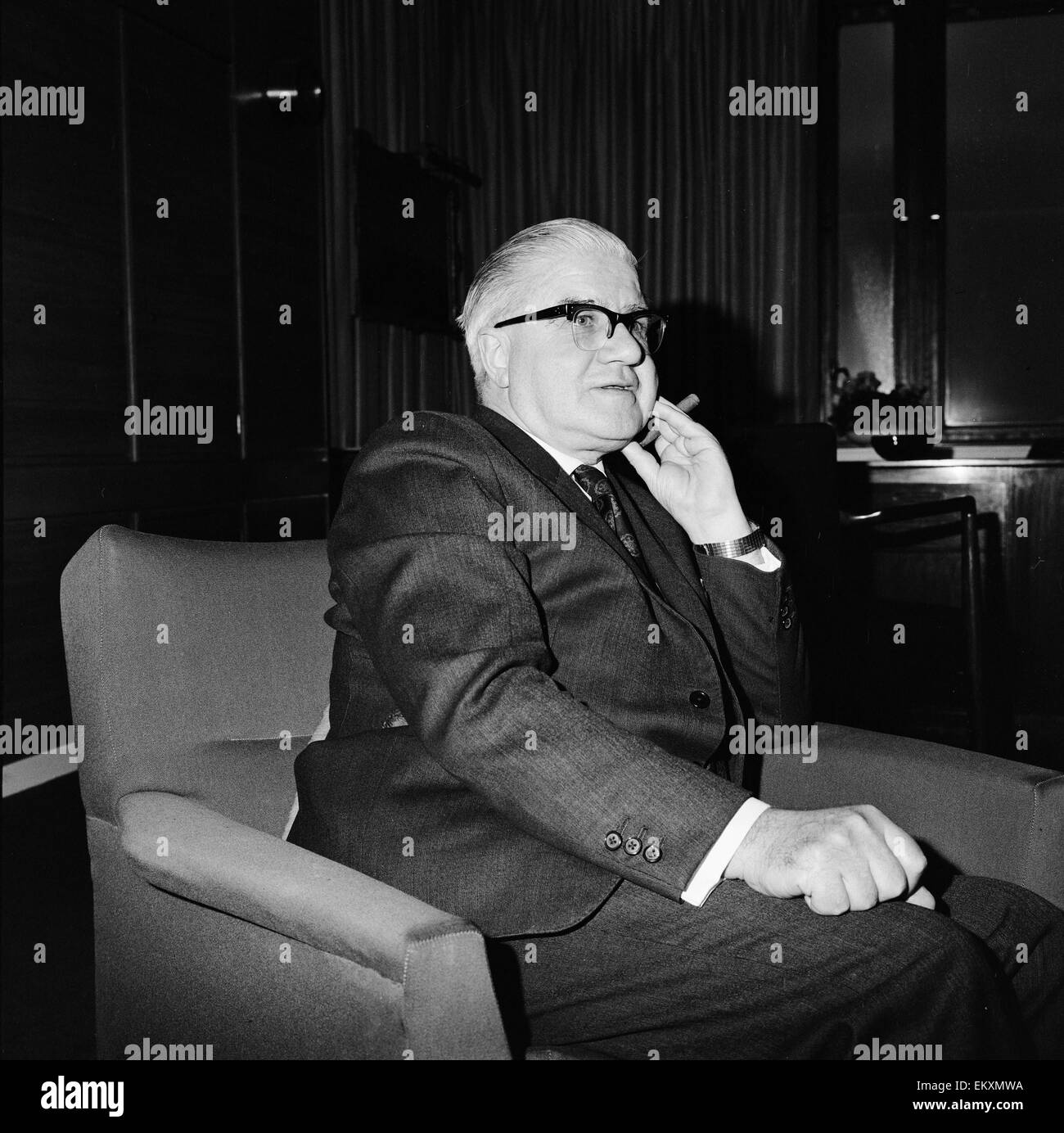 Shell Oil Chairman Mr McFadzian. 22nd February 1972 Stock Photo - Alamy