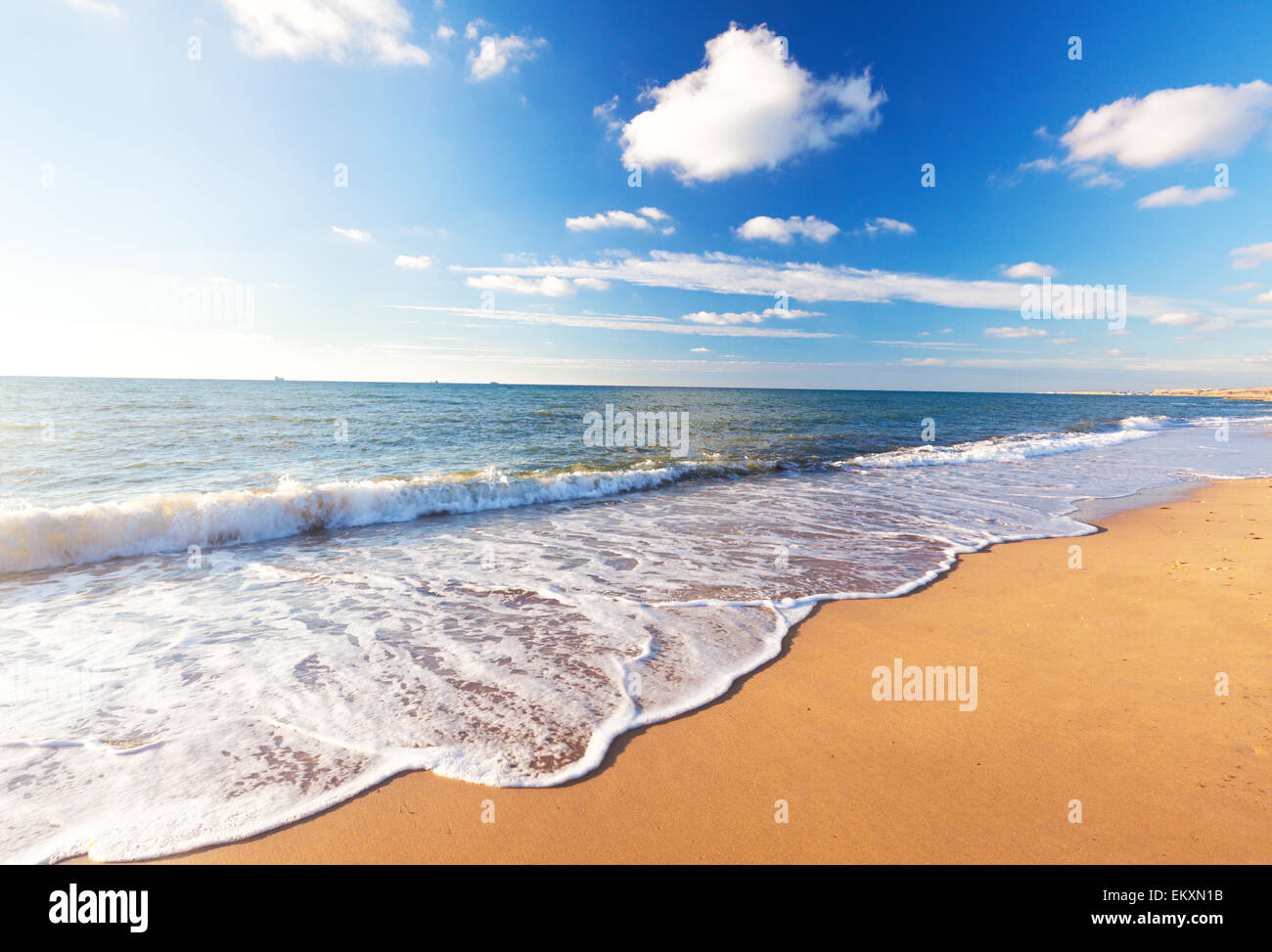 beach and sea Stock Photo - Alamy
