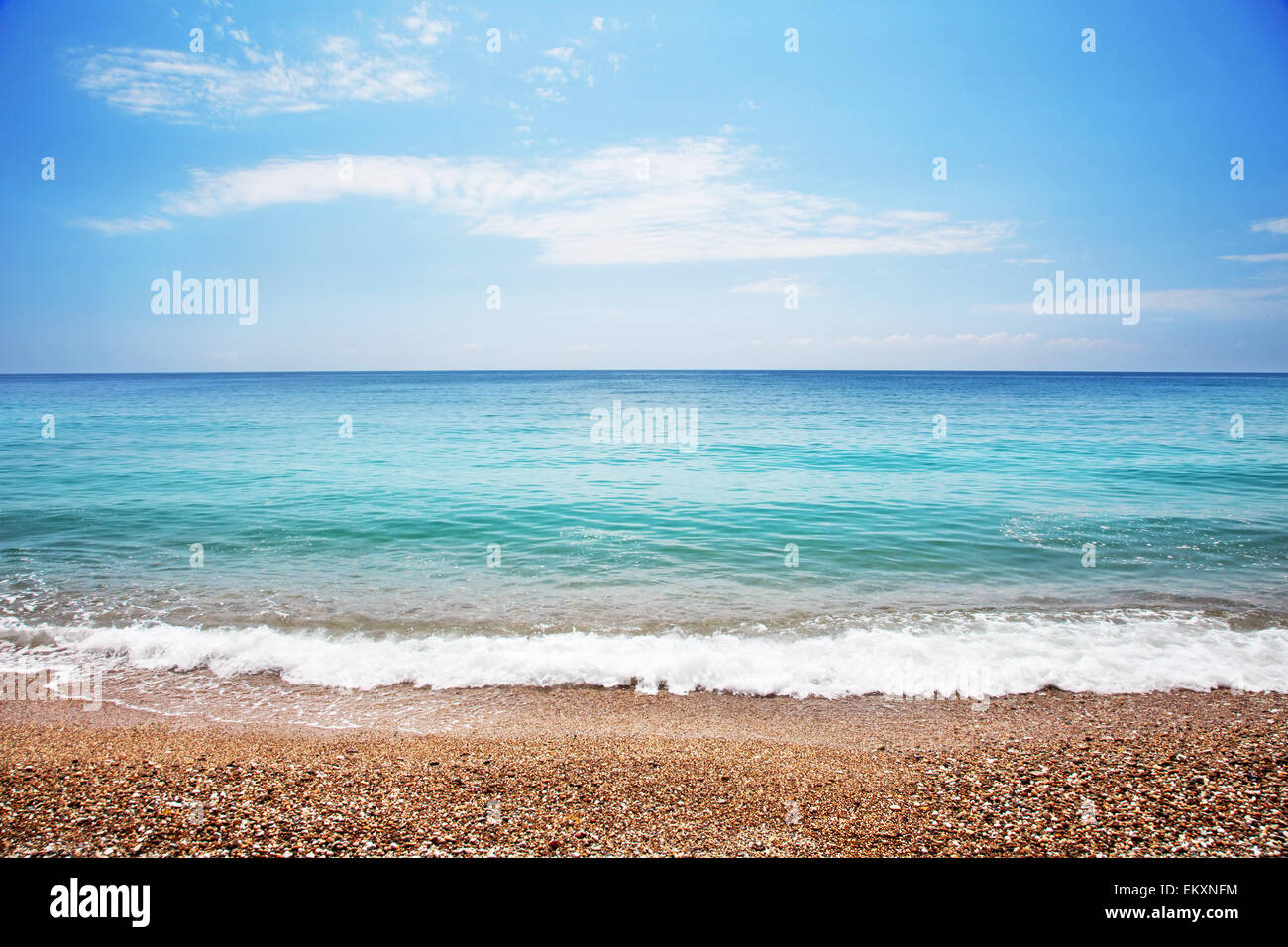 The beach and the sea hi-res stock photography and images - Alamy