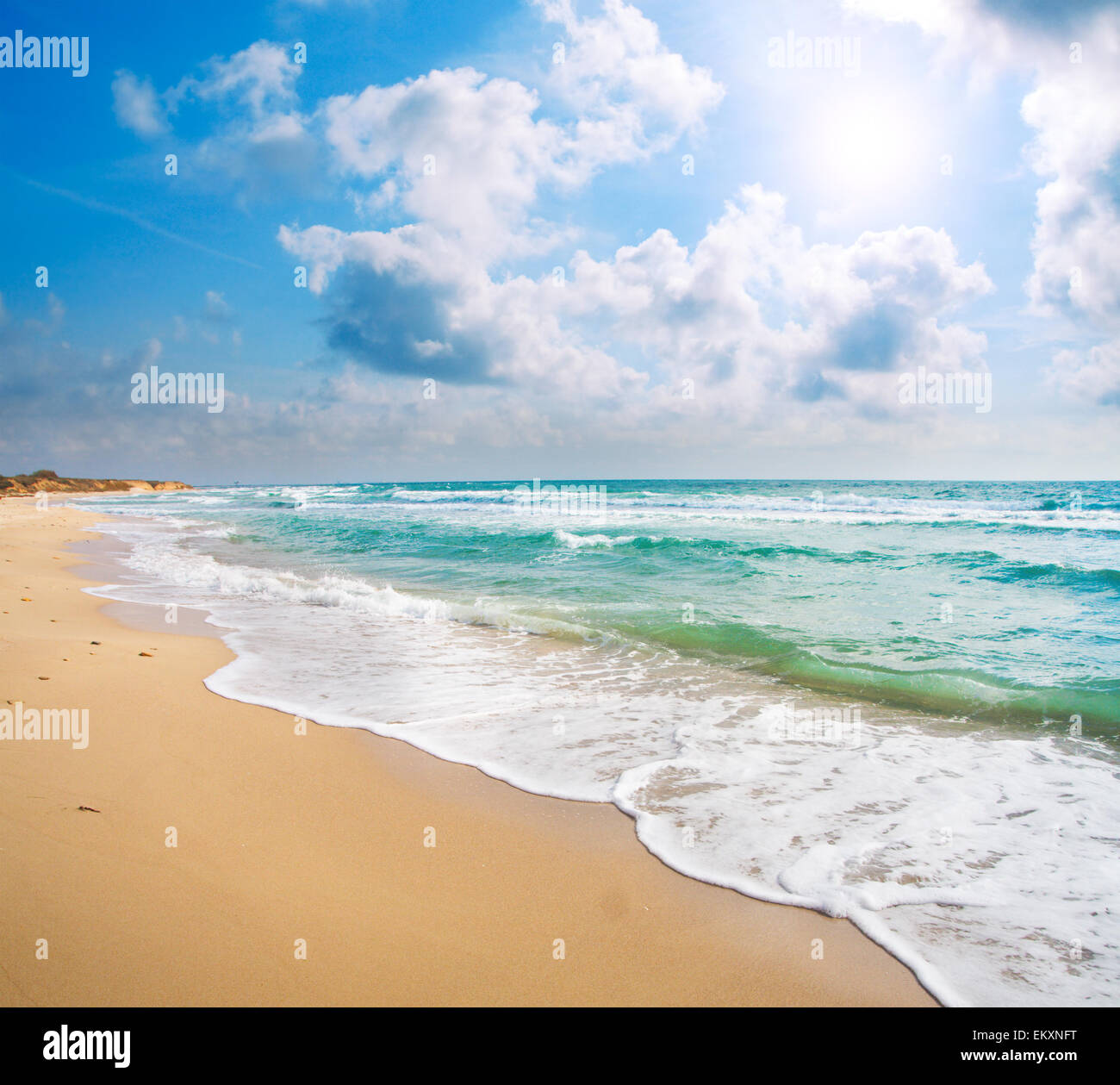 beach and sea Stock Photo - Alamy