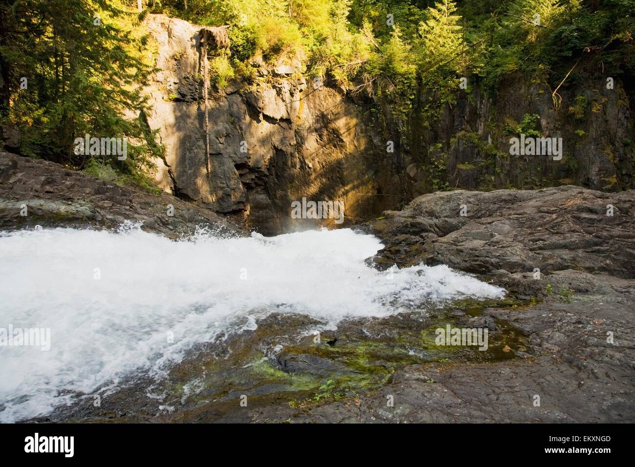 Rushing Water, Elk Falls, British Columbia, Canada Stock Photo - Alamy