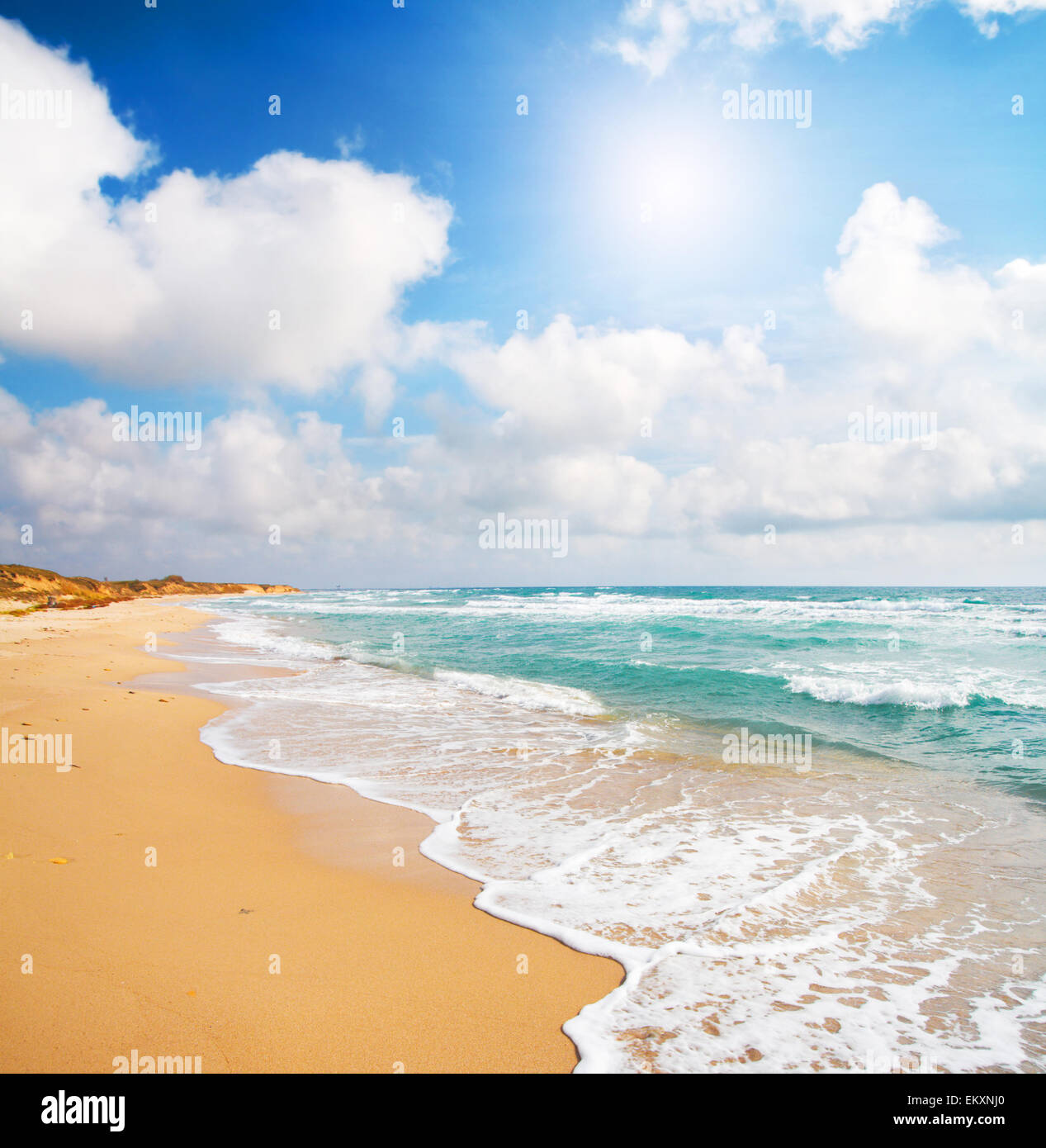 beach and sea Stock Photo - Alamy