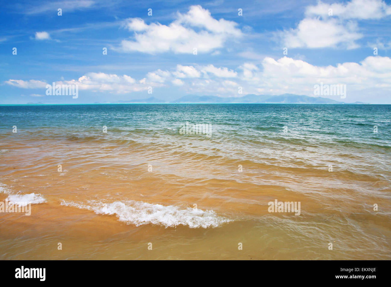 tropical sea and sky Stock Photo - Alamy