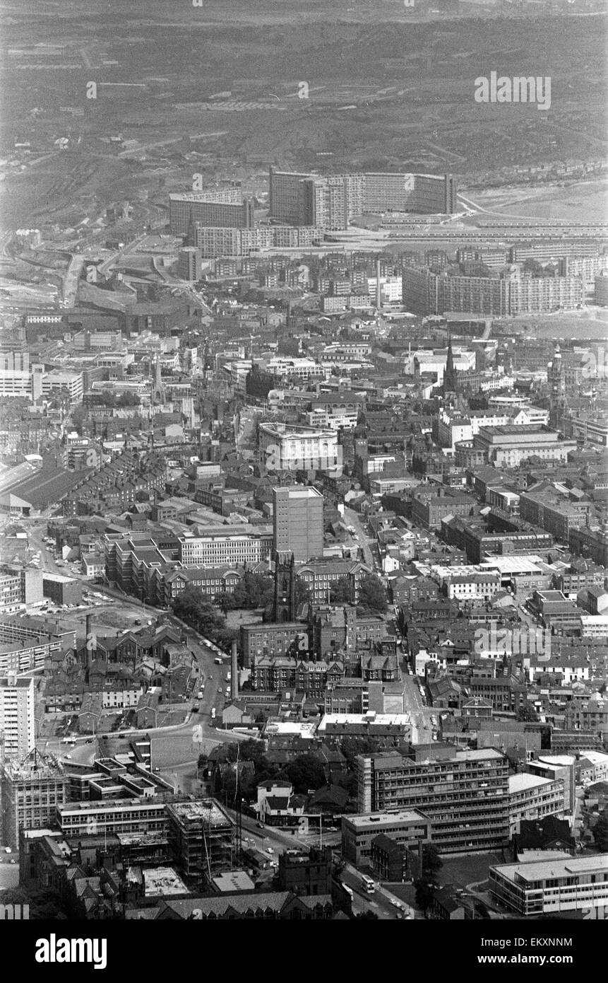Aerial views of Sheffield, 17th August 1967 Stock Photo - Alamy