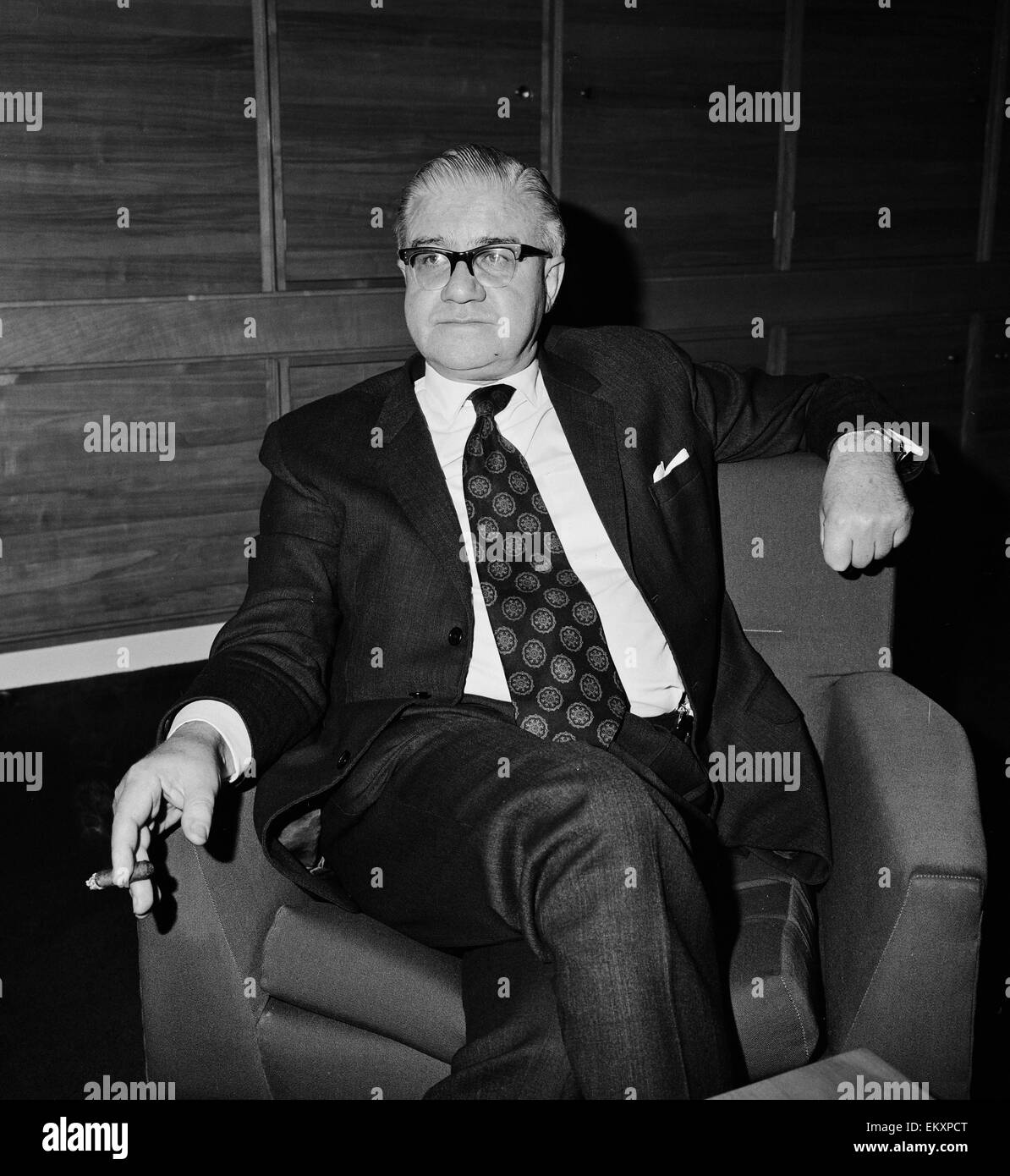 Shell Oil Chairman Mr McFadzian. 22nd February 1972 Stock Photo - Alamy