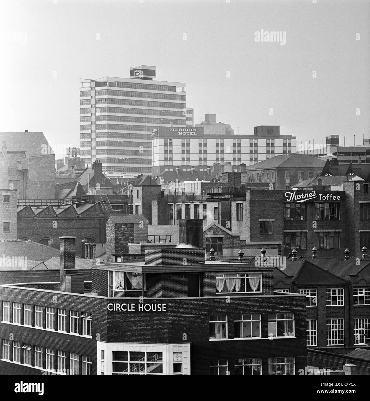 General views of Leeds, South Yorkshire. 13th December 1967 Stock Photo ...