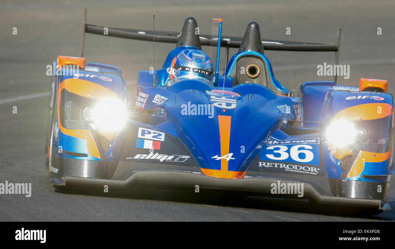 LE MANS, FRANCE - JUNE 12, 2014: Alpine A450-Nissan (#36 , LM P2) of ...