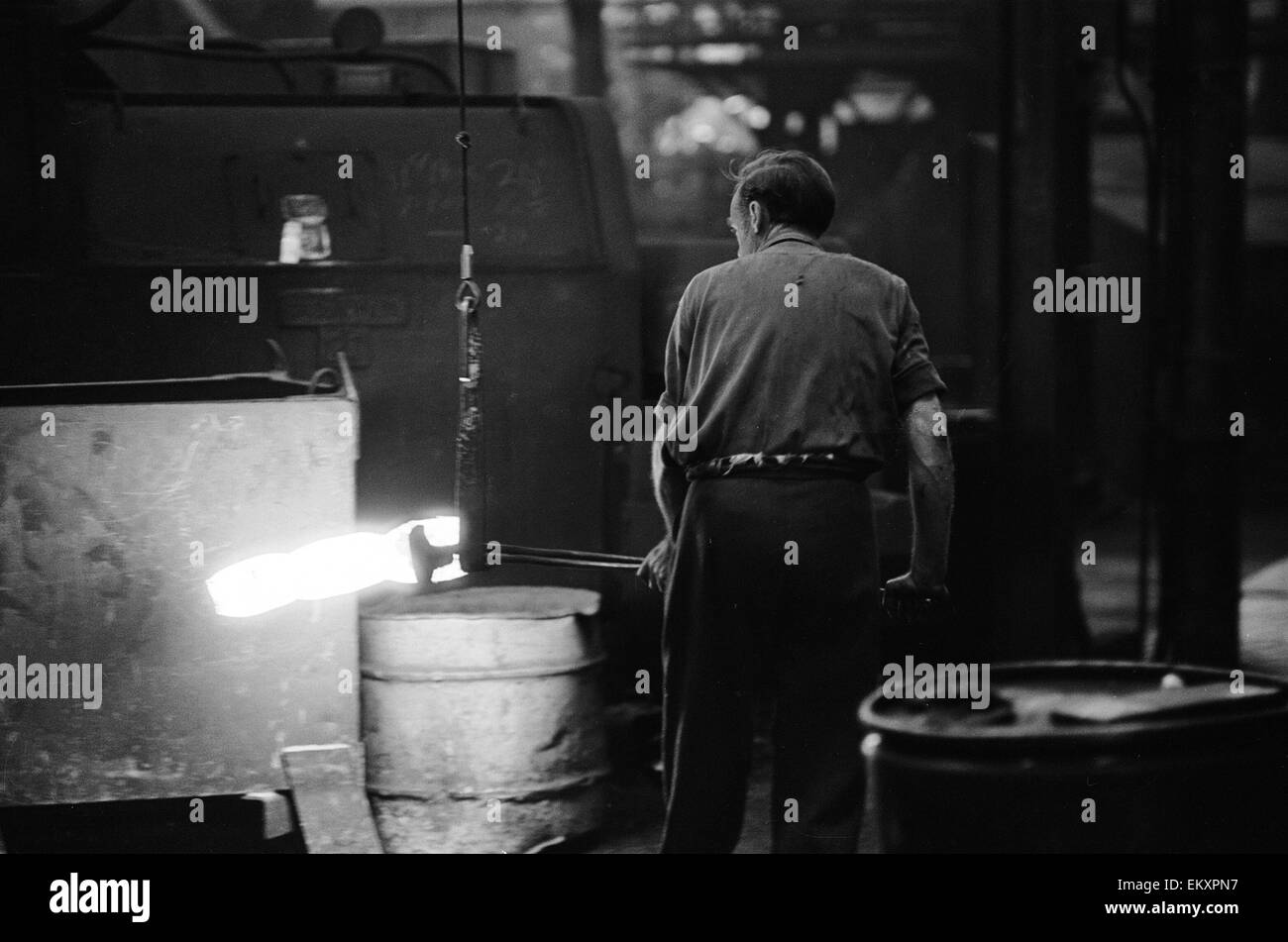 Workers at English Steel Corporation steelworks. 2nd October 1967 Stock ...