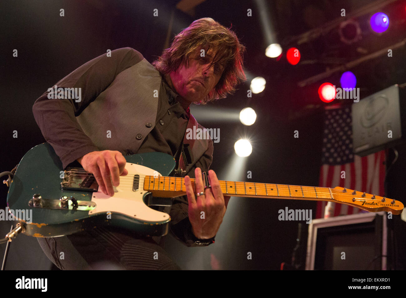 Hollywood, California, USA. 13th Apr, 2015. Guitarist DEAN DELEO of ...
