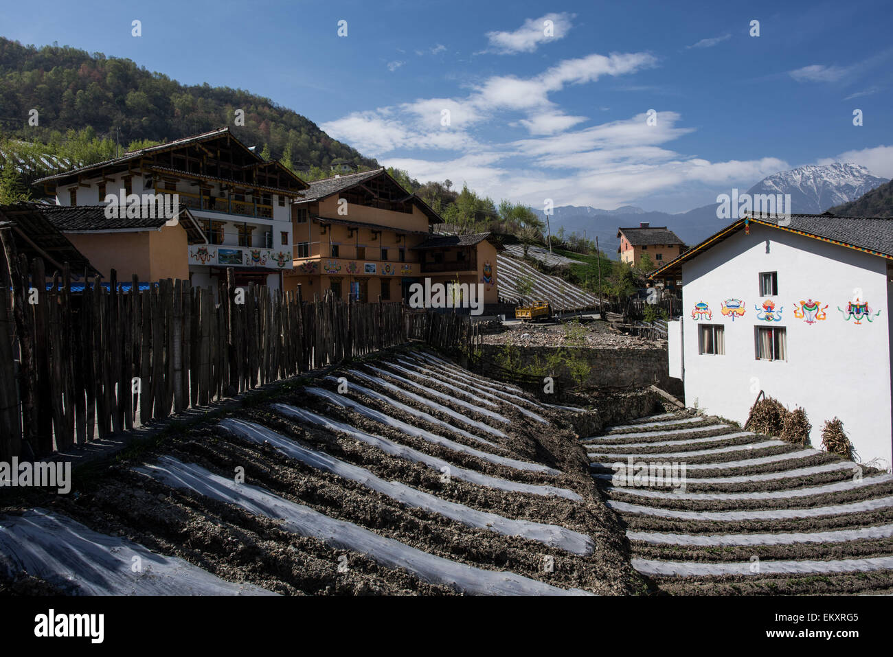 Aerial view of farm land hi-res stock photography and images - Alamy