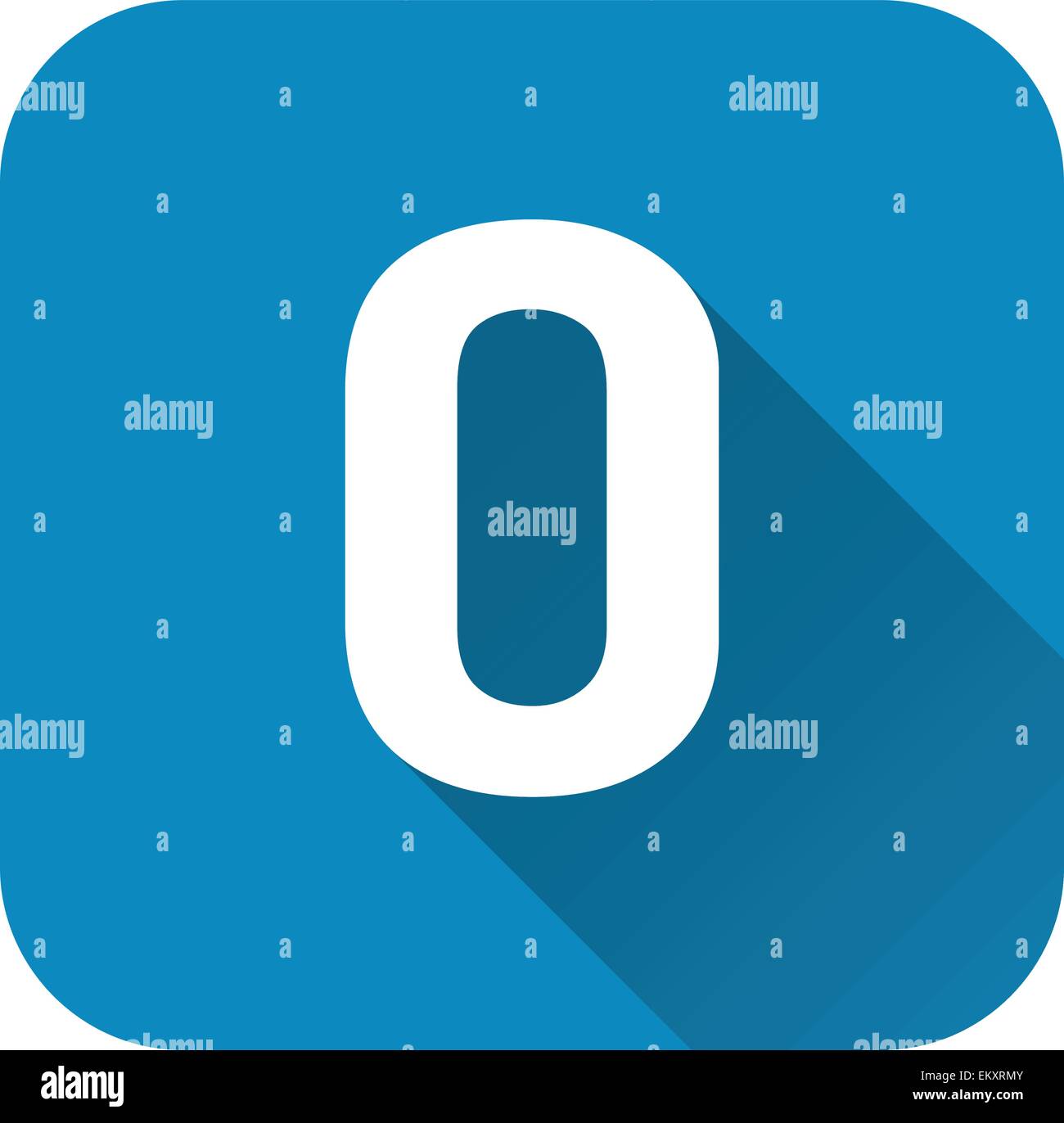 Blue Letter O