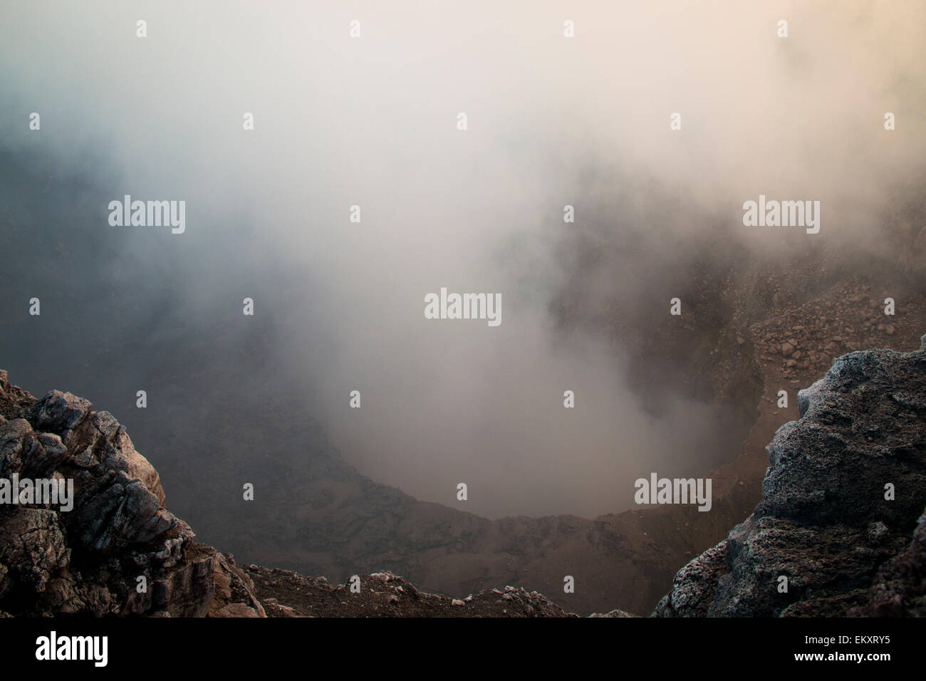 Crater of the Mombacho Volcano near Granada, Nicaragua Stock Photo - Alamy