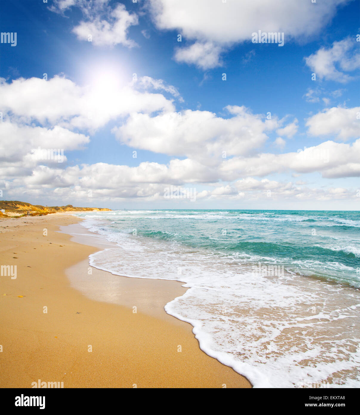 beach and sea Stock Photo - Alamy