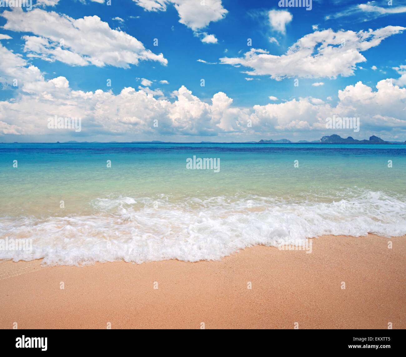 beach and sea Stock Photo - Alamy