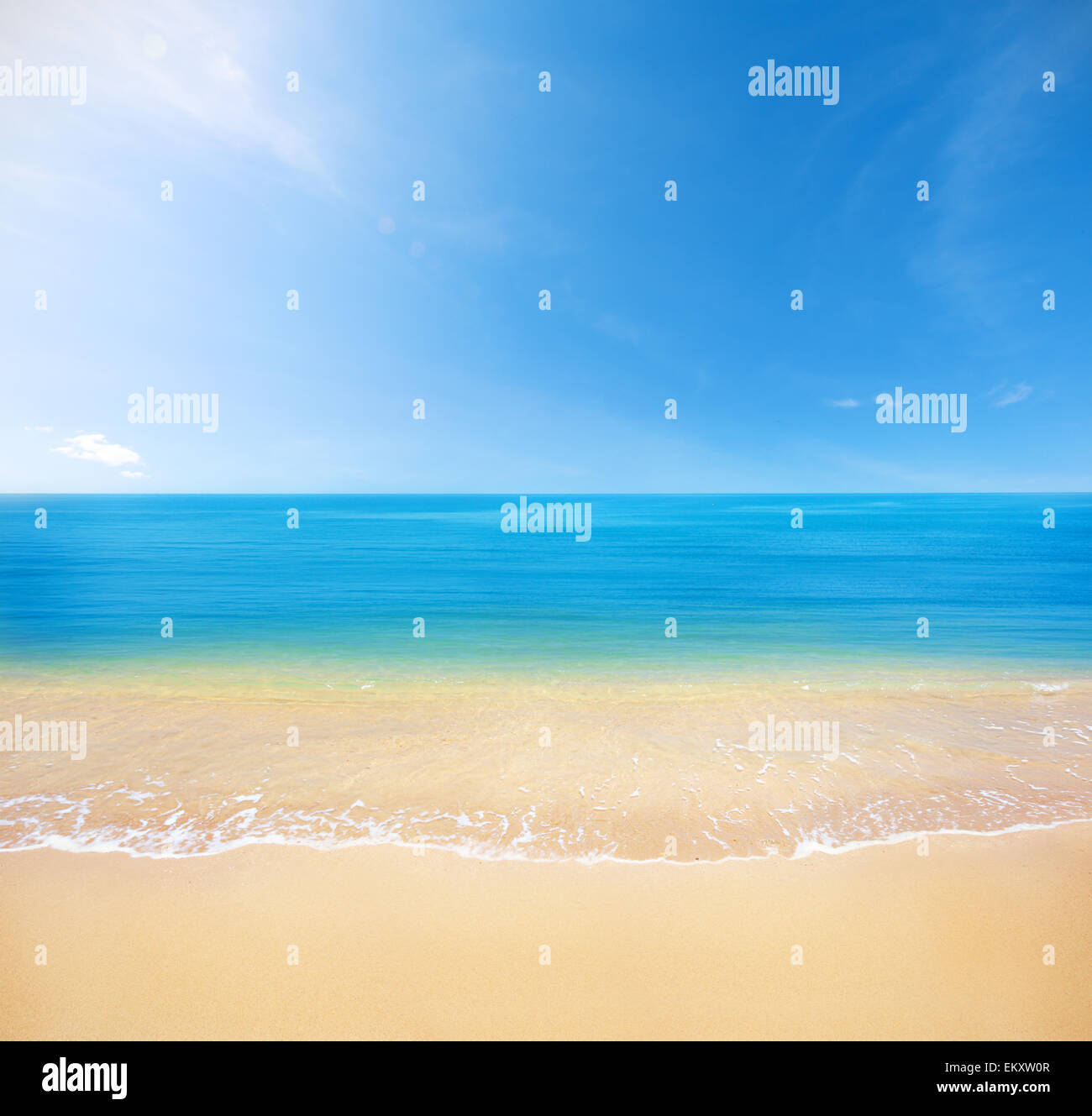 beach and sea Stock Photo - Alamy