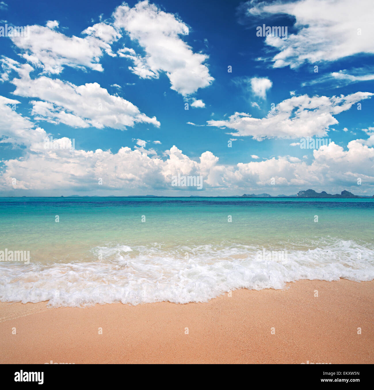 beach and sea Stock Photo - Alamy