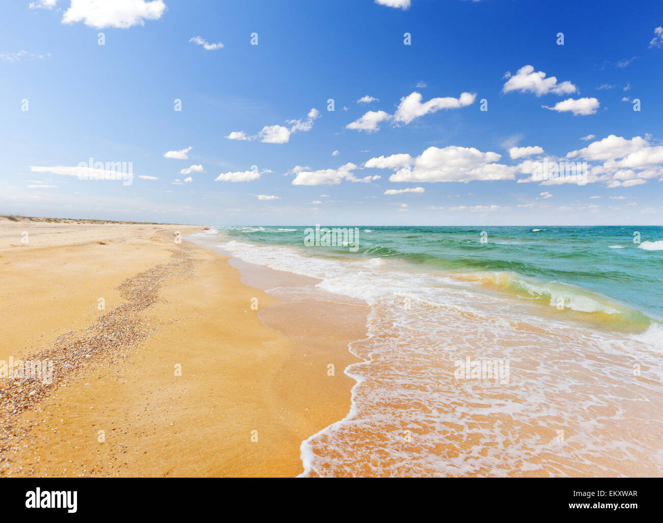 beach and sea Stock Photo - Alamy