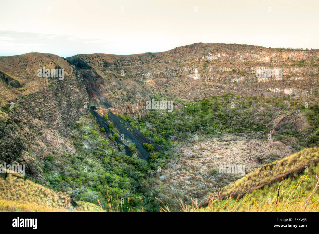 Crater of the Mombacho Volcano near Granada, Nicaragua Stock Photo - Alamy
