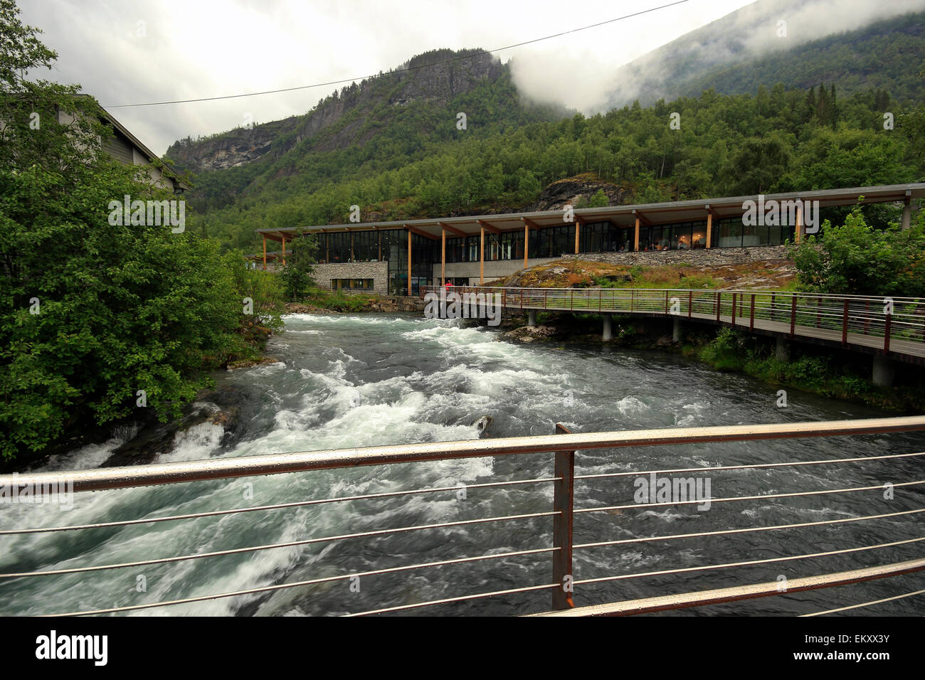 Geiranger fiord flydal viewpoint mountains High Resolution Stock ...