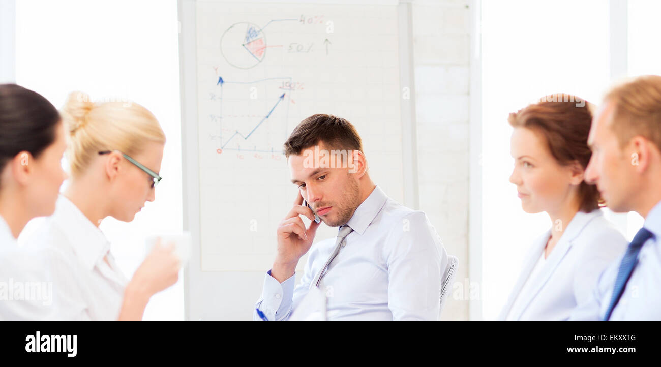 stressed male boss on business meeting Stock Photo - Alamy