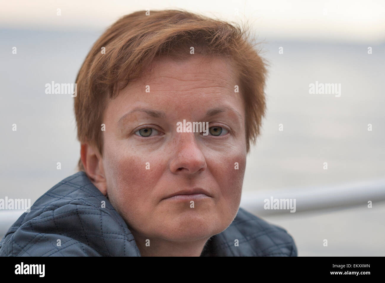 Closeup middle aged caucasian woman hi-res stock photography and images ...