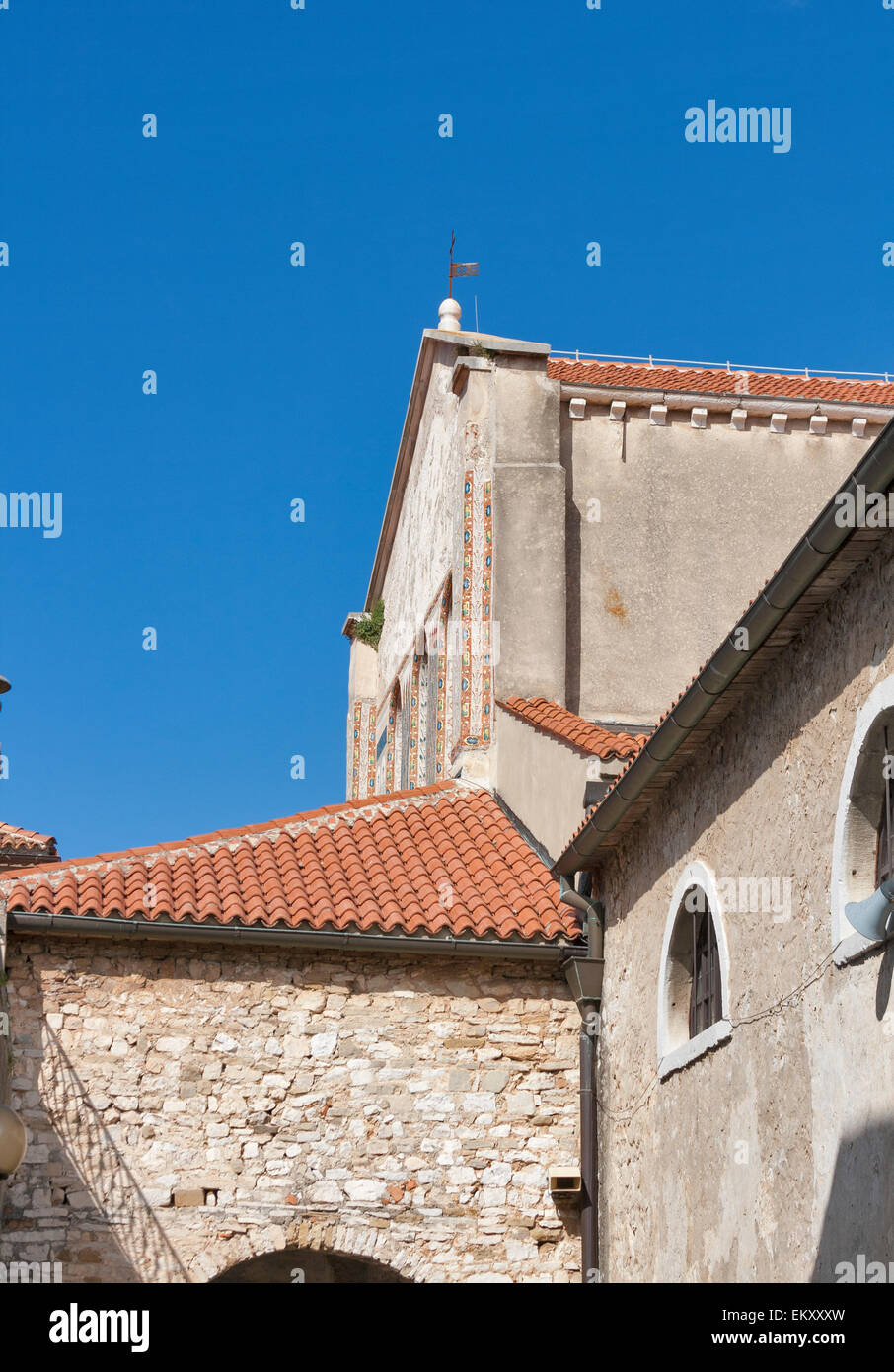 Euphrasian Basilica in Porec, Istria, Croatia. UNESCO World Heritage ...