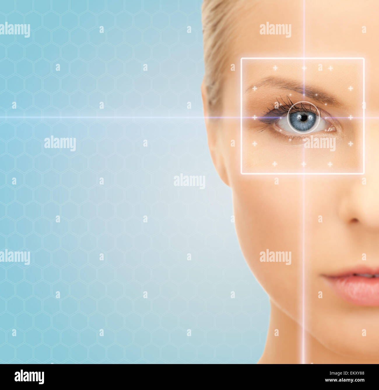 Laser rays operation hi-res stock photography and images - Alamy