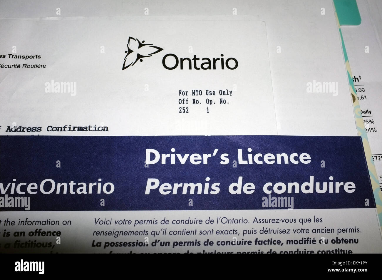 Ontario Permis De Conduire Hi res Stock Photography And Images Alamy ontario-permis-de-conduire-hi-res-stock-photography-and-images-alamy